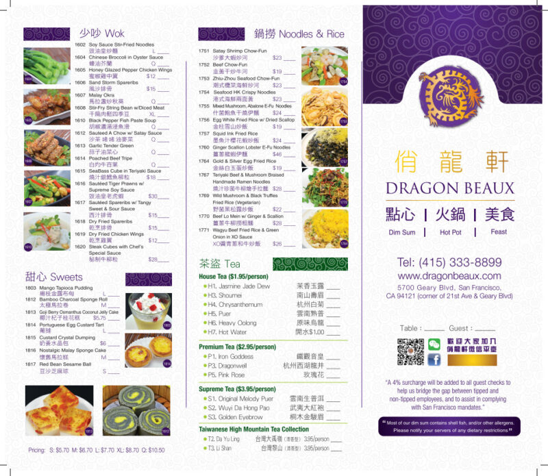 Menus